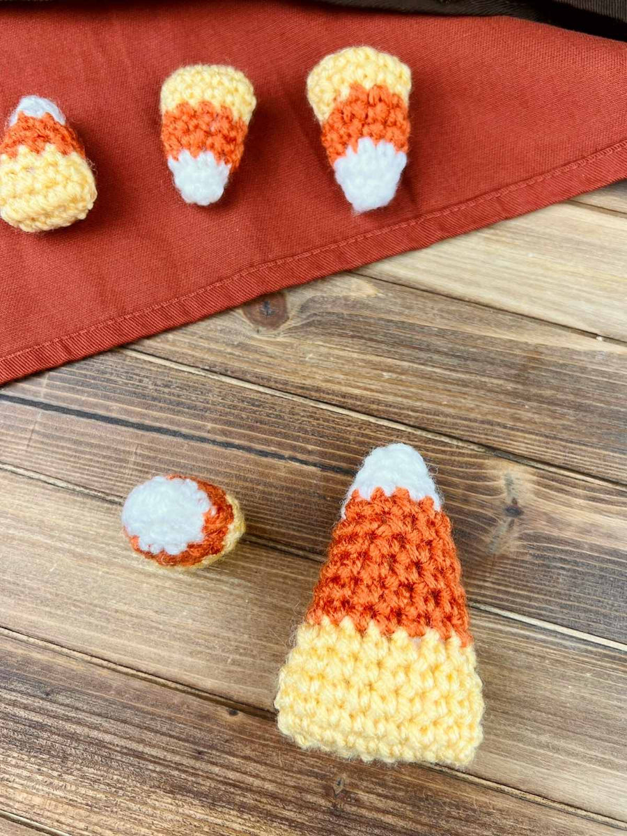 Crochet Candy Corn PDF Pattern – Desert Blossom Crafts Shop