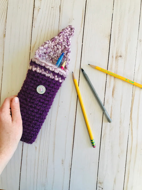 Quick, Sturdy Pencil Case Crochet Pattern – Desert Blossom Crafts Shop